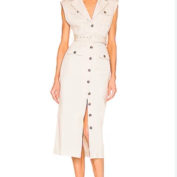 Misha | Dresses | Misha Salma Dress In Putty | Poshmark